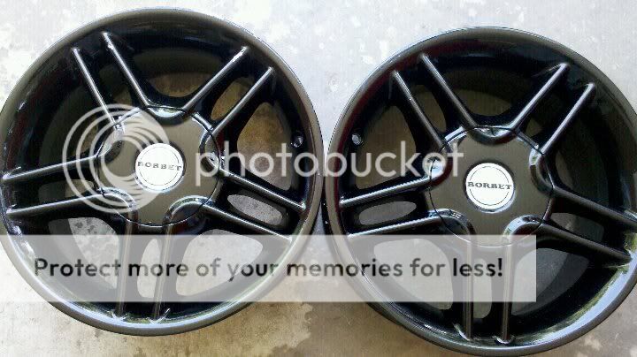 F/T Borbet type M's 4x100 painted (super black) | VW Vortex ...